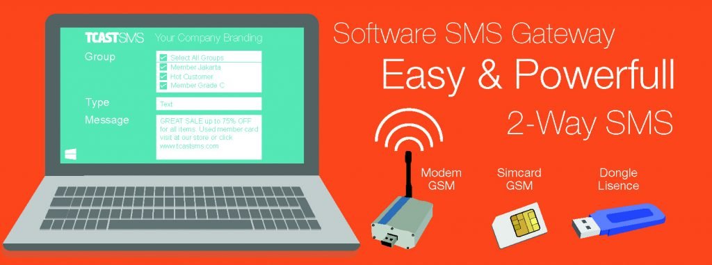 Jual Aplikasi Software SMS Gateway Blast Murah Jakarta